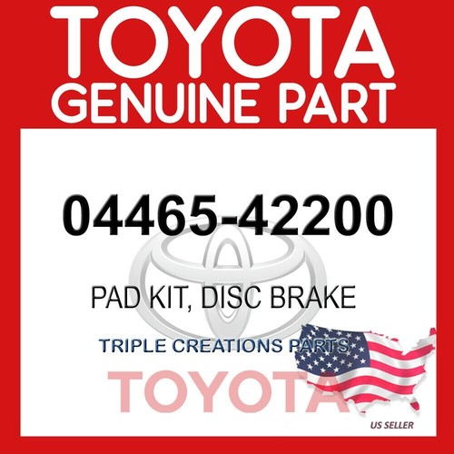 0446542200 GENUINE Toyota PAD KIT, DISC BRAKE 04465-42200 OEM | eBay