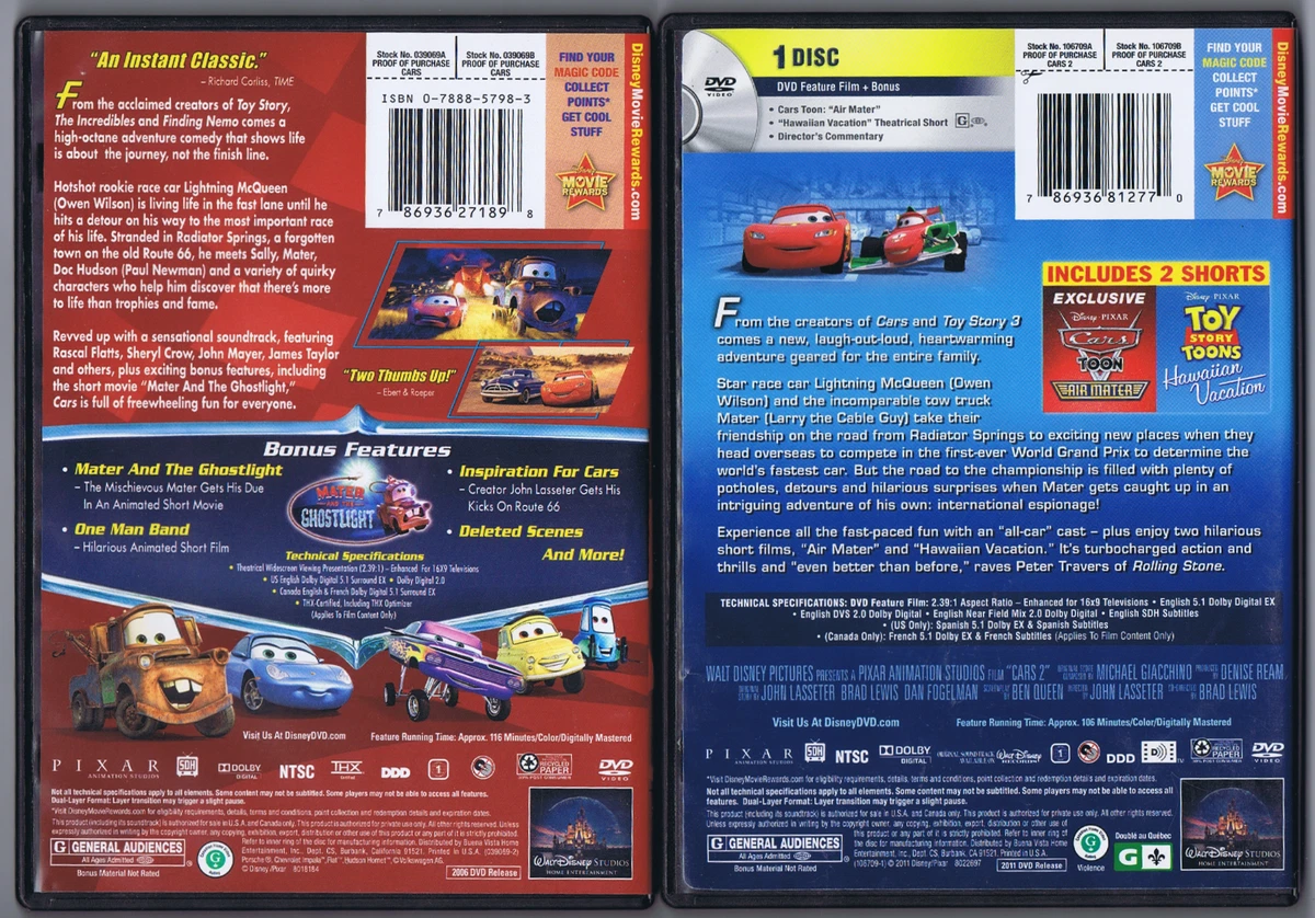 Cars Dvd Opening To 2011
