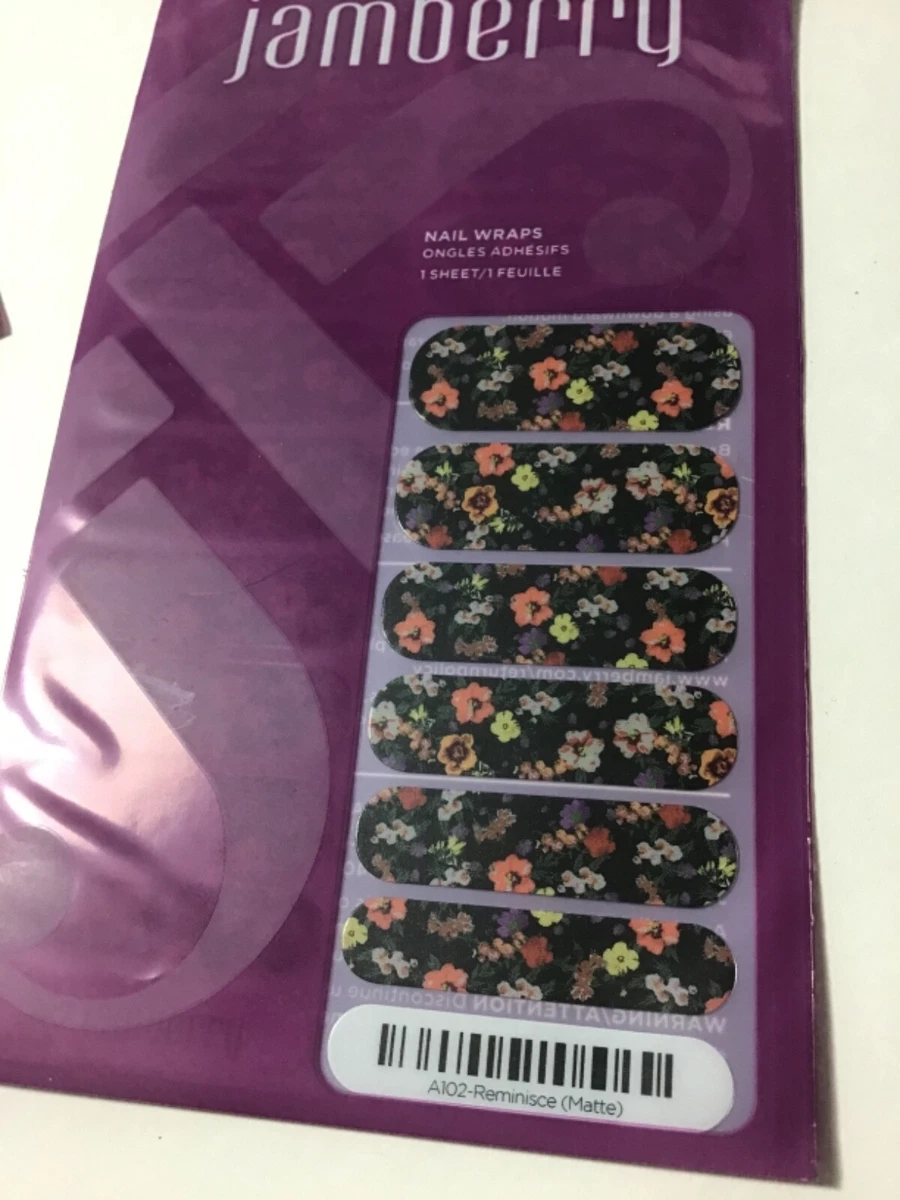 Black Floral Jamberry