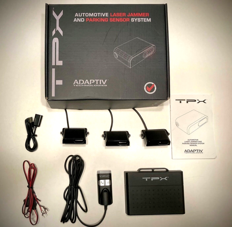 ADAPTIVE TPX AUTOMOTIVE VEHICLE LASER DEFENSE SYSTEM AND PARKING SENSOR ...