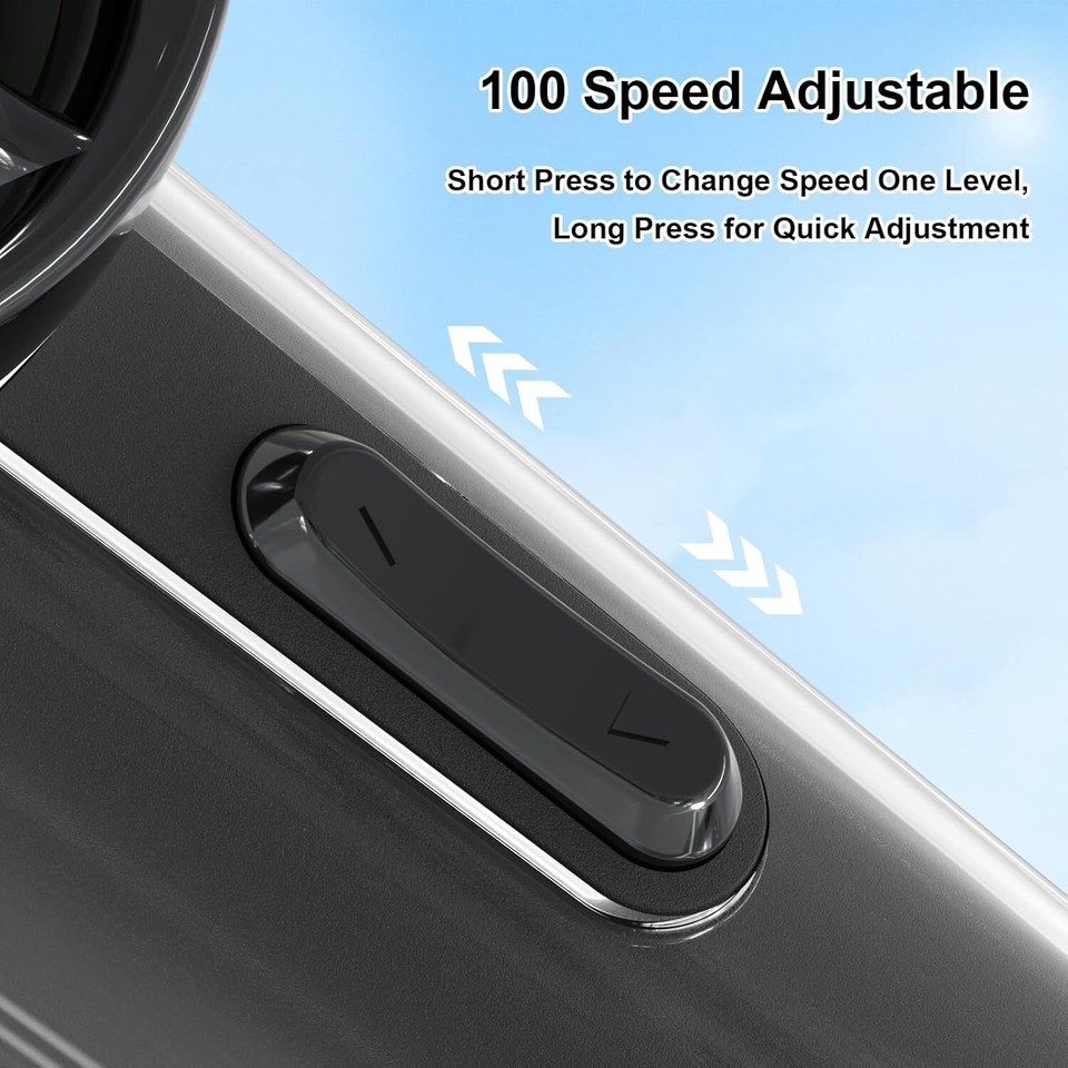 Portable Handheld Fan, Speeds Adjustable Mini Fan with LED Display | eBay