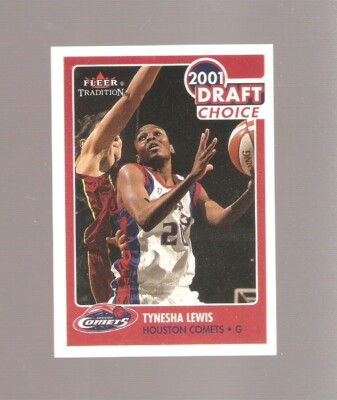 TYNESHA LEWIS 2001 WNBA ROOKIE,N.C. STATE,NCAA,MACCLESFIELD HS,HOUSTON ...