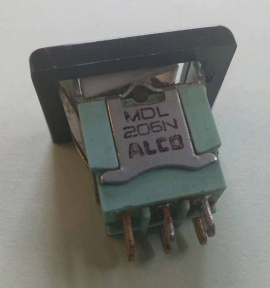 ALCO Switch 206N On-On DPDT Rocker Panel Mount Switch Electronic DIY | eBay