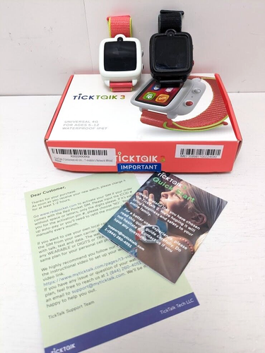 Set of 2 Tick Talk 3 Kids Phone Watch With Gps Tracker / For parts or ...
