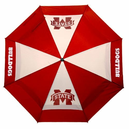 NCAA Mississippi State University 62" Double Canopy Windproof Umbrella ...