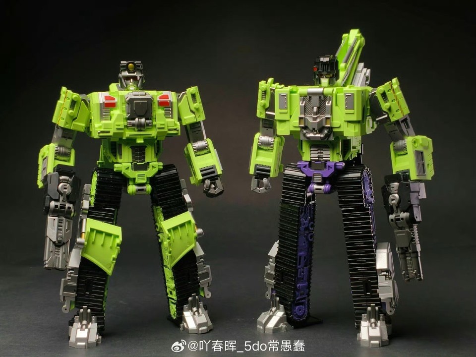 Mecha Invasion Giant Legion Devastator Green G1 Color Full Set of 6 US ...