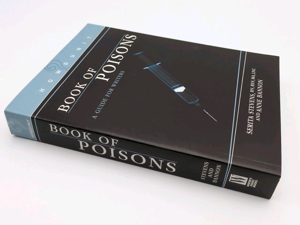 Howdunit Book of Poisons Guide Crime Mystery Writers Stevens Bannon+ Bonus Book! | eBay