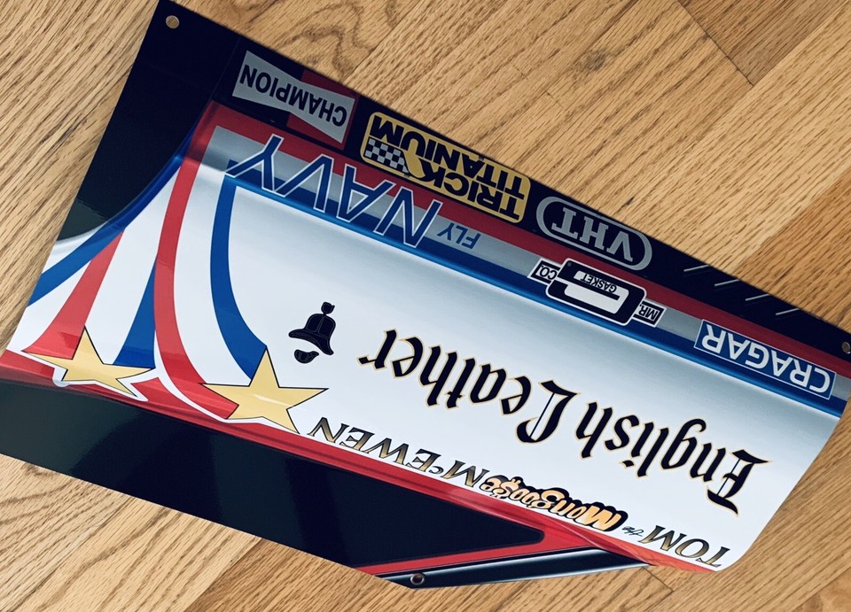 WOW!!!Curved Mongoose RACE CAR DRAG RACING Door Style Sign Funny Car ...