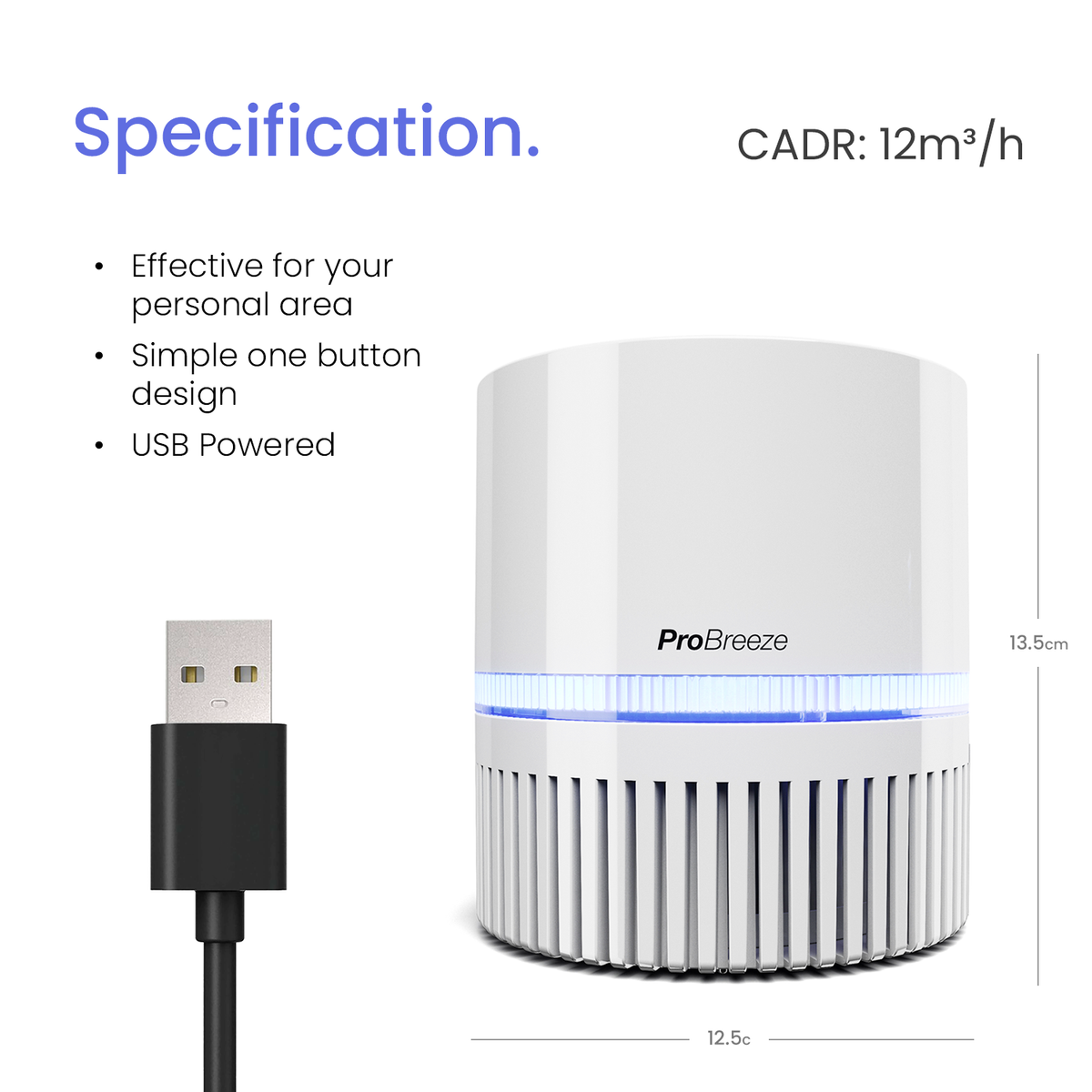 Pro breeze mini air purifier store