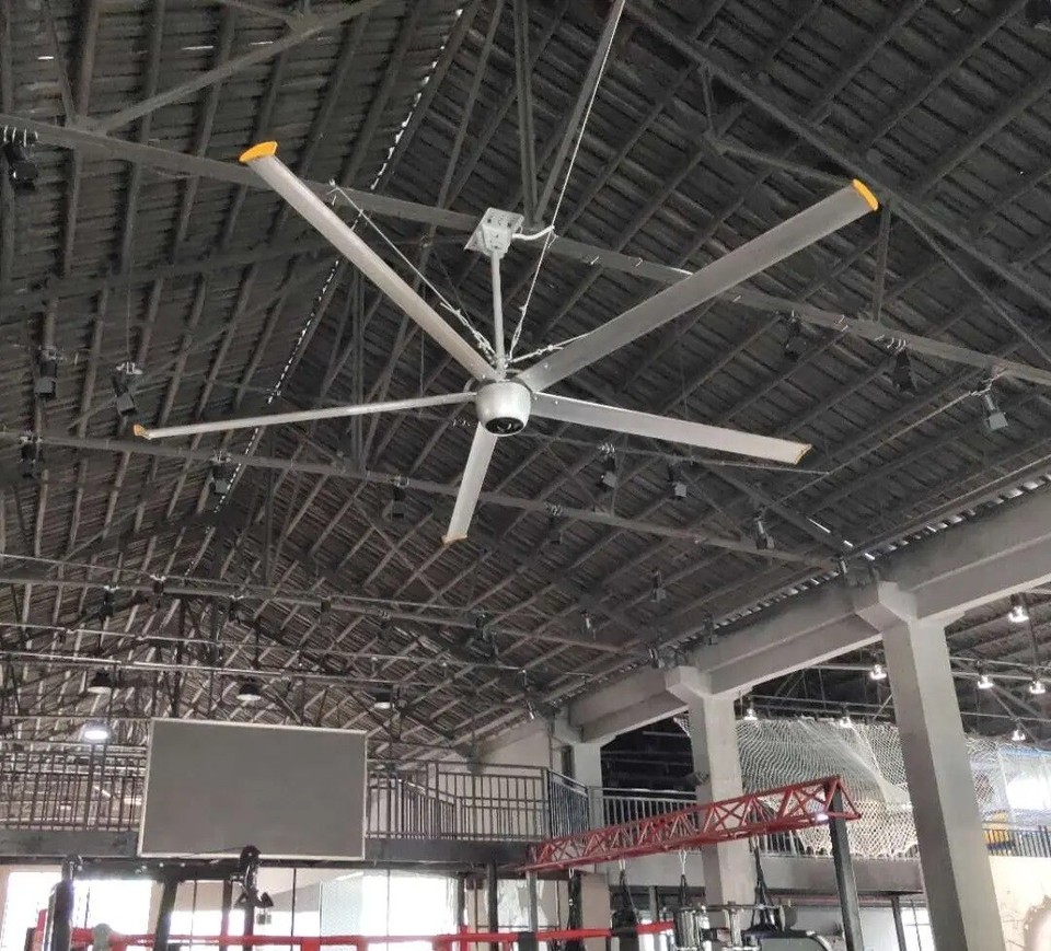 Industrial Warehouse Ceiling Fan - 14ft, 18ft, or 24ft - Direct Drive ...