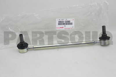 4882033080 Genuine Toyota LINK ASSY, FRONT STABILIZER, RH 48820-33080 ...