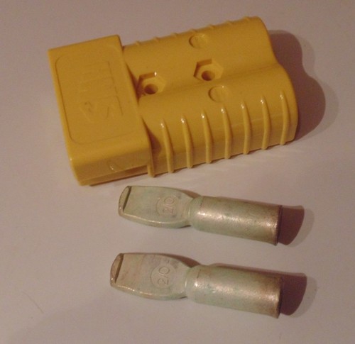 350A YELLOW BATTERY CONNECTOR (SINGLE) SY6323G1 *NEW* 2/0 CABLE | eBay
