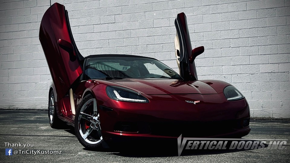 Chevrolet Corvette C6 2005-2013 Vertical Lambo Doors Kit ...