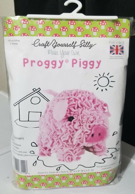Craft Yourself Silly Make Your Own Proggy Piggy Kit Made in UK for sale ...