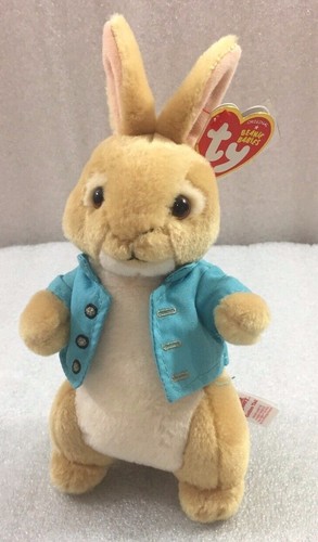 Ty Original Beanie Babies Cotton Tail PETER RABBIT w/Tag 2018 beanbag ...