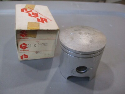 NOS Suzuki OEM Piston STD 1974 TM125 1975 RM125 12110-28762 | eBay