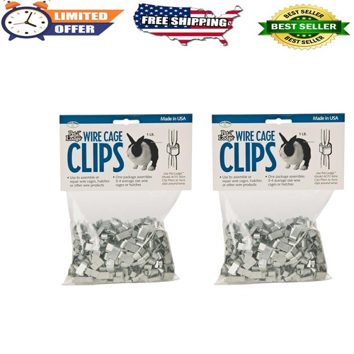 Efficient Wire Cage Clips Pack - Assembling Made Easy for Hobby Farmers ...