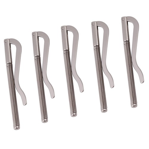 5 Pcs Durable Money Spring Clip DIY For Bifold Leather Wallet Purse ...