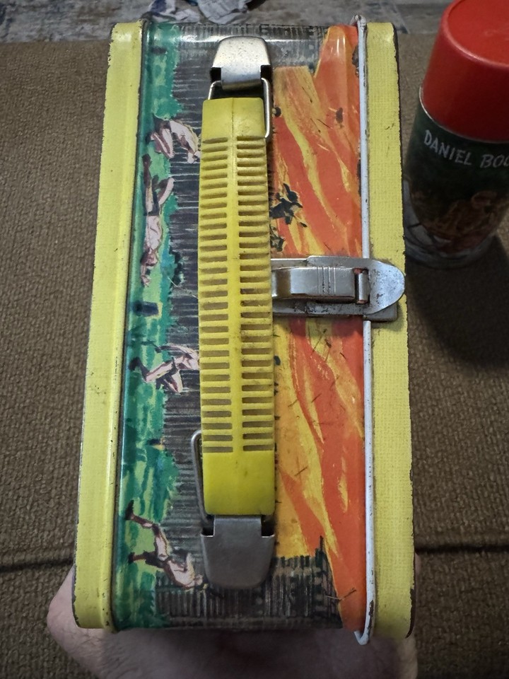 Daniel Boone Vintage 1955 Metal Lunchbox with Thermos Very Good ...