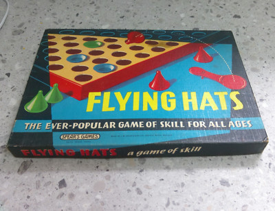Flying Hats Game Vintage Spears Games Complete Skill Family Fun 1970s ...