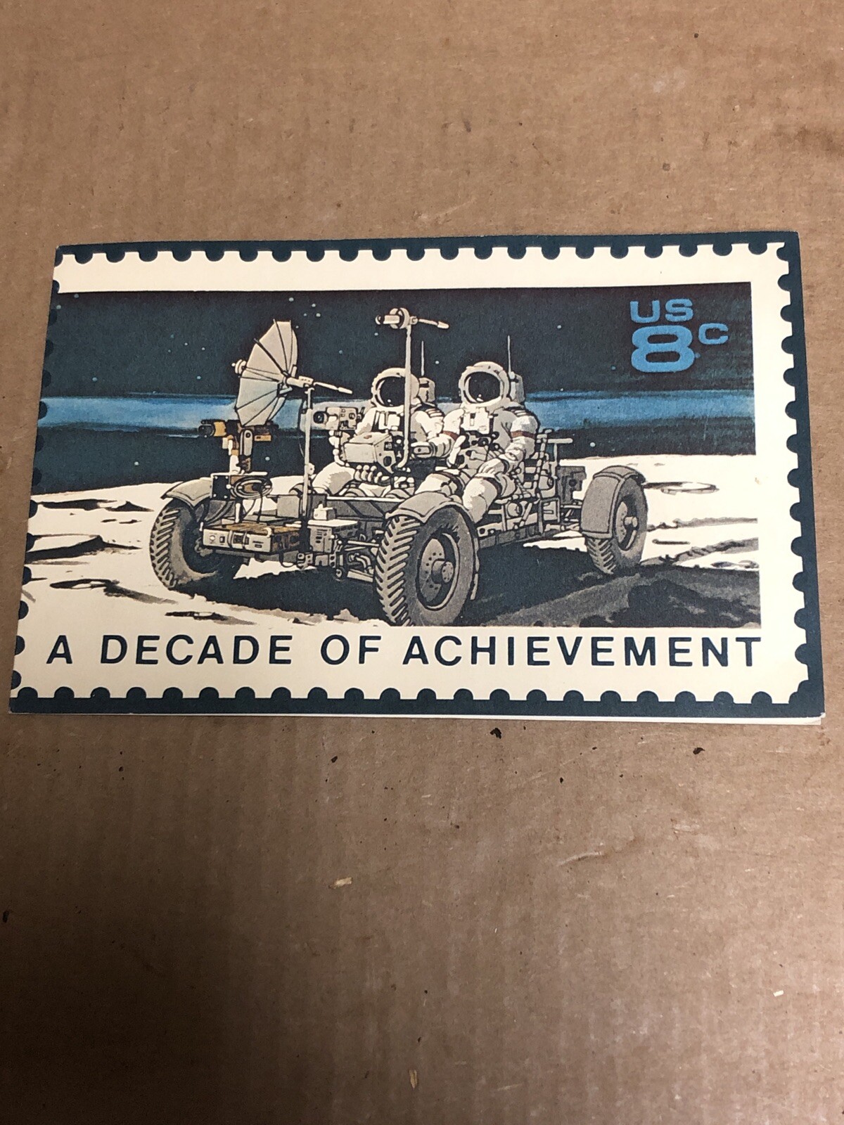 United States in space a decade of achievement first day of issue Card ...