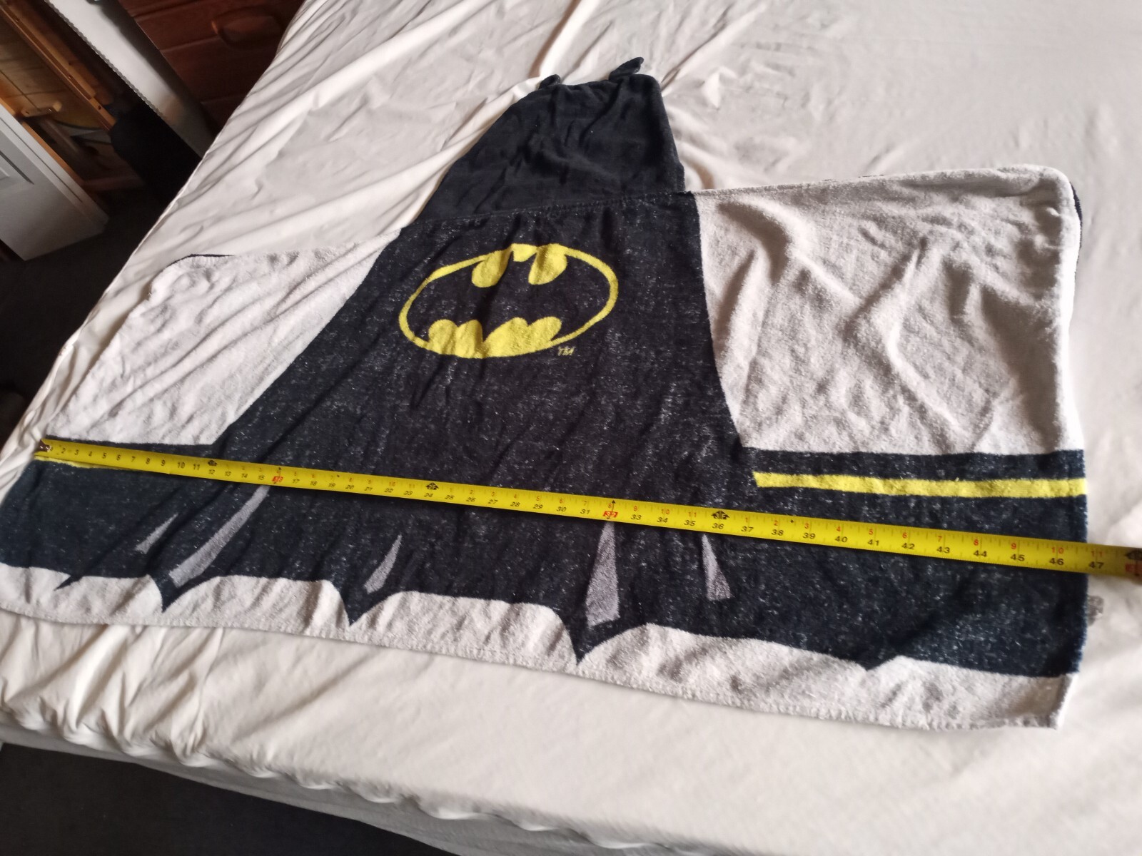 Batman Kids Bath/Pool/Beach Super Soft Cotton Terry H… - Gem