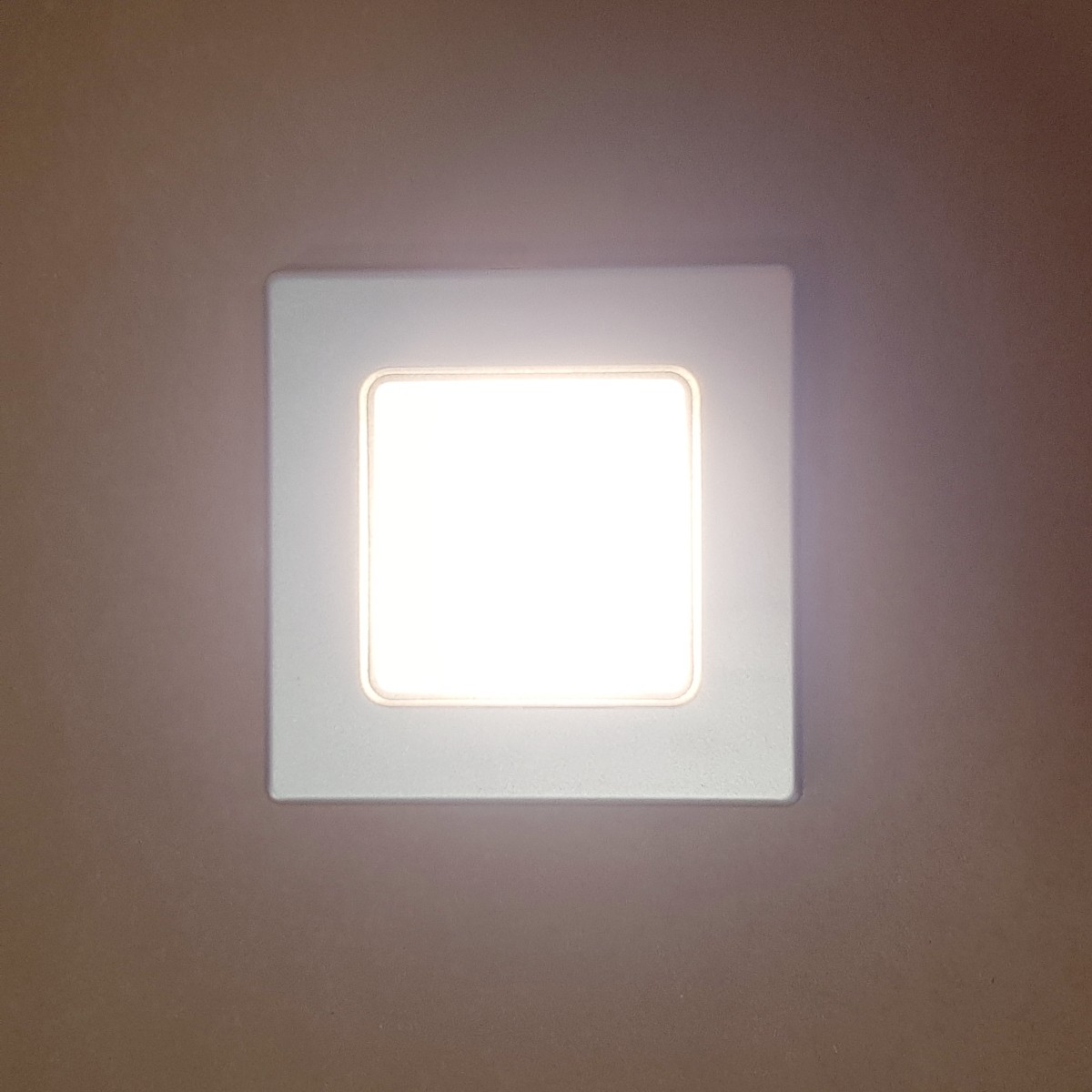 LED Wand-Einbau-Strahler 230V für UP-Dose Treppen-Stufen-Licht Leuchte ...