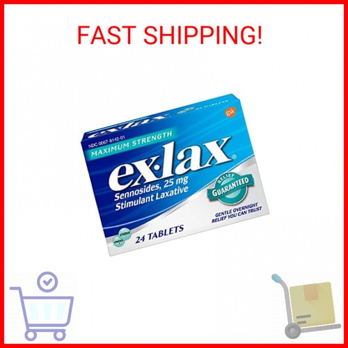 ex-lax Maximum Strength Stimulant Laxative Constipation Relief Pills for Occasio | eBay