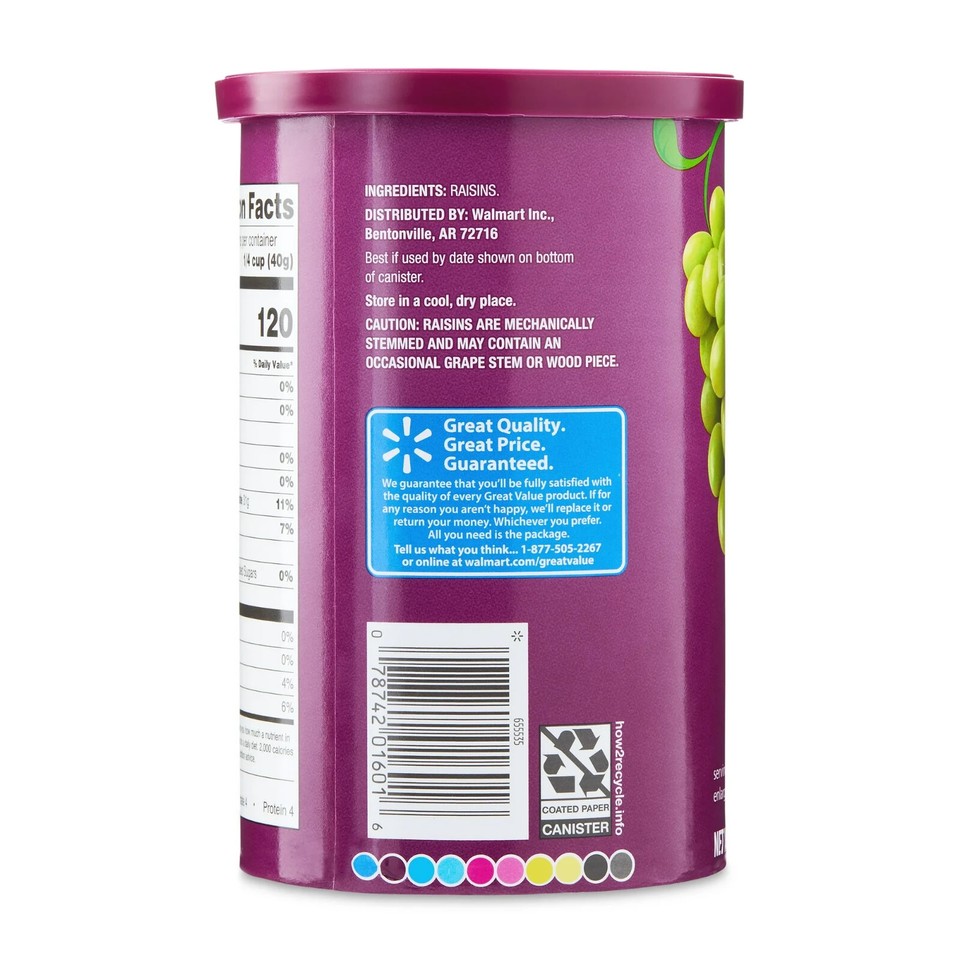 Great Value Sun-Dried Raisins, 20 oz (2 pack) Free Shipping | eBay