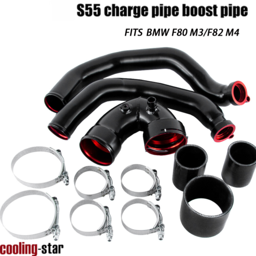 FIT BMW S55 F80 M3/F82 M4 CHARGE AIR PIPE FOR CYLINDER+BOOST PIPE COMBO ...