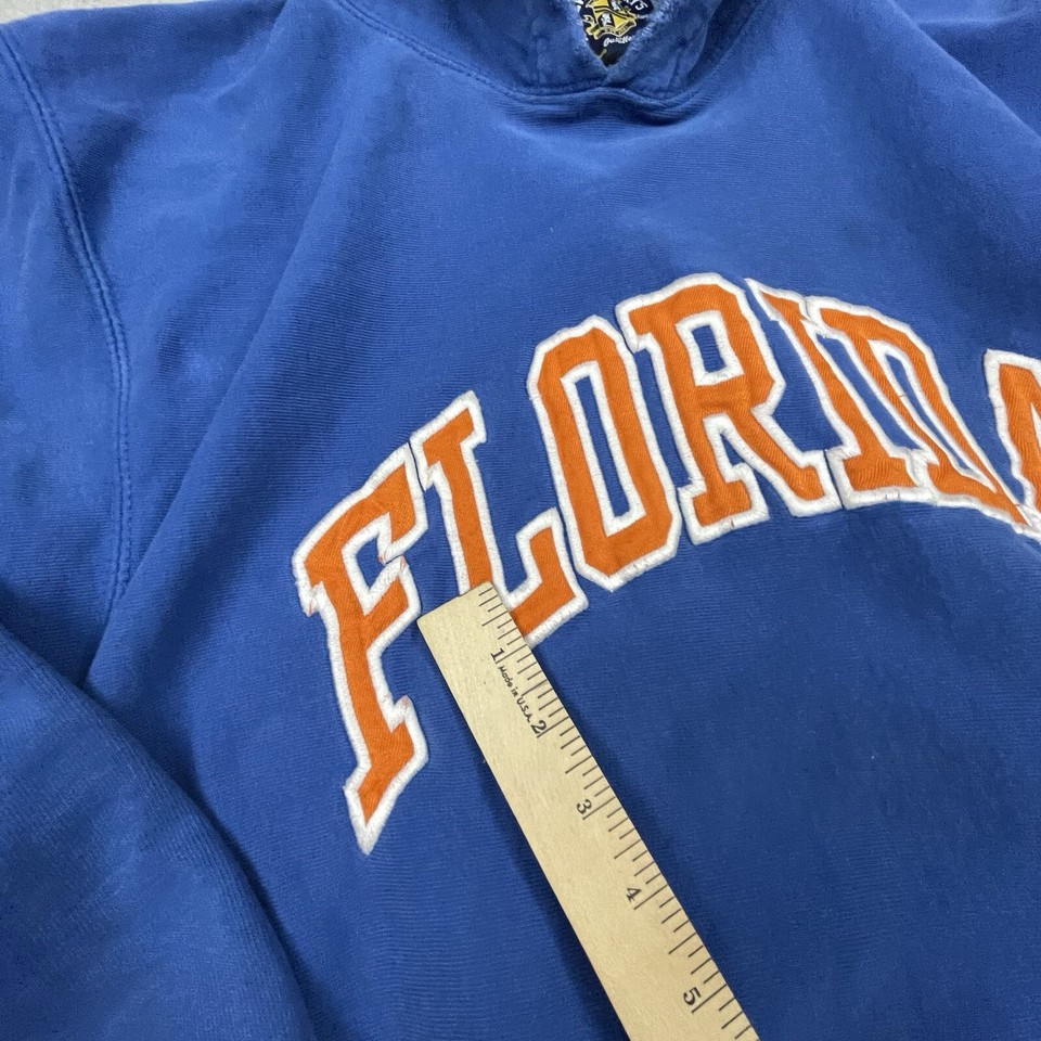 Vintage Florida Gators Sweatshirt Adult XL Blue Distressed Embroidered ...
