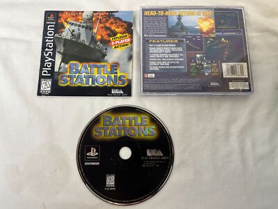 Battle Stations (Black Label, PS1, 1997) Complete w/ Manual Very Clean ...