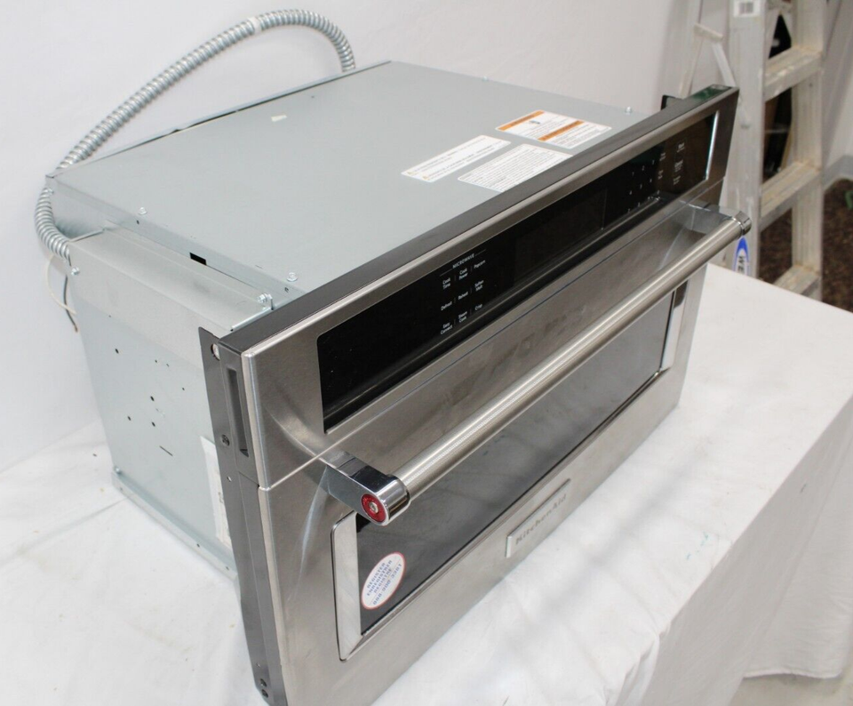 KitchenAid KMBP100ESS 1.4 Cu. Ft. Built-In Convection Microwave ...