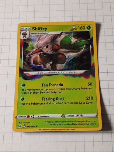 Shiftry 013/196 Swsh11: Lost Origin Holo for sale online | eBay