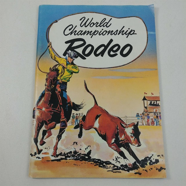 World Championship Rodeo Paperback Book Rodeo Cowboys' Association | eBay