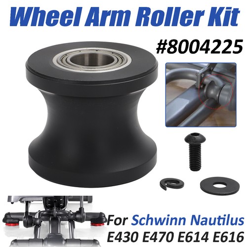 For Schwinn Nautilus E430 E470 Elliptical Wheel Replacement Roller Kit ...