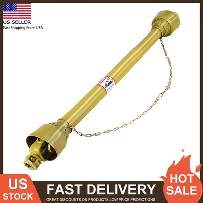 PTO Shaft 1-3/8" PTO Drive Shaft 6 Spline Tractor Round Implement Ends ...