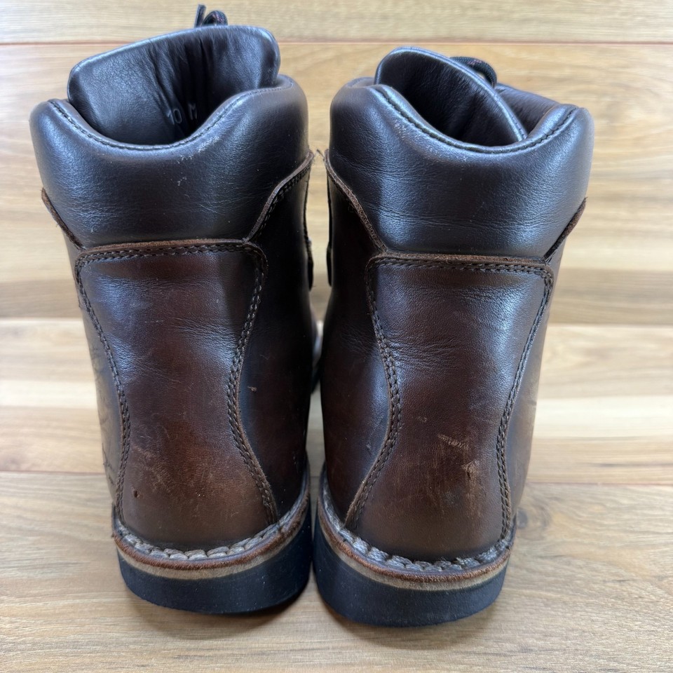 Alico Hiking Mountaineering Boots Mens 10 M Brown Leather Vibram Sole ...