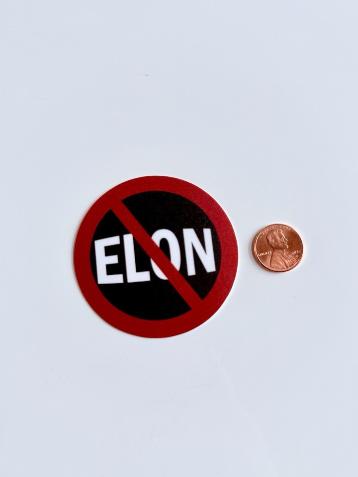 Anti Elon Musk Tesla Sticker / Bumper Sticker / Water Bottle / Laptop ...