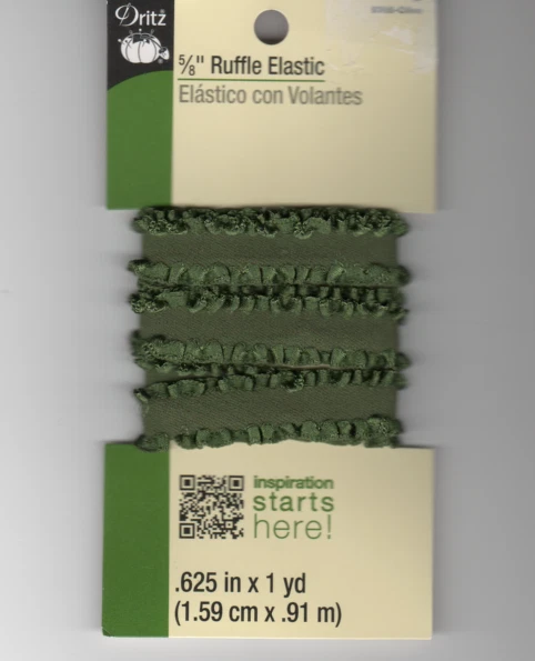 Ruffle Edge Around Label Paper
