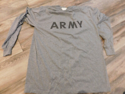 US ARMY IPFU PT LONG SLEEVE SHIRT SIZE LARGE | eBay