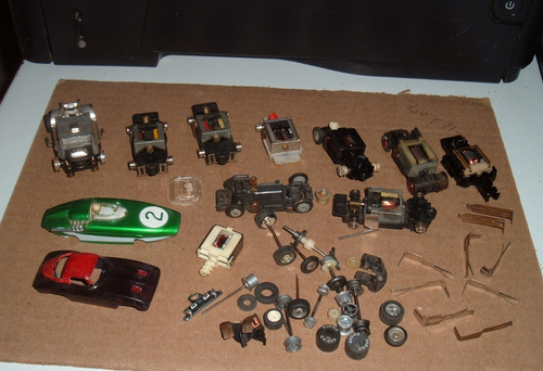 Original Vintage Tyco Pro, Tyco S, Lionel & Bachmann Slot Car Junk Lot ...