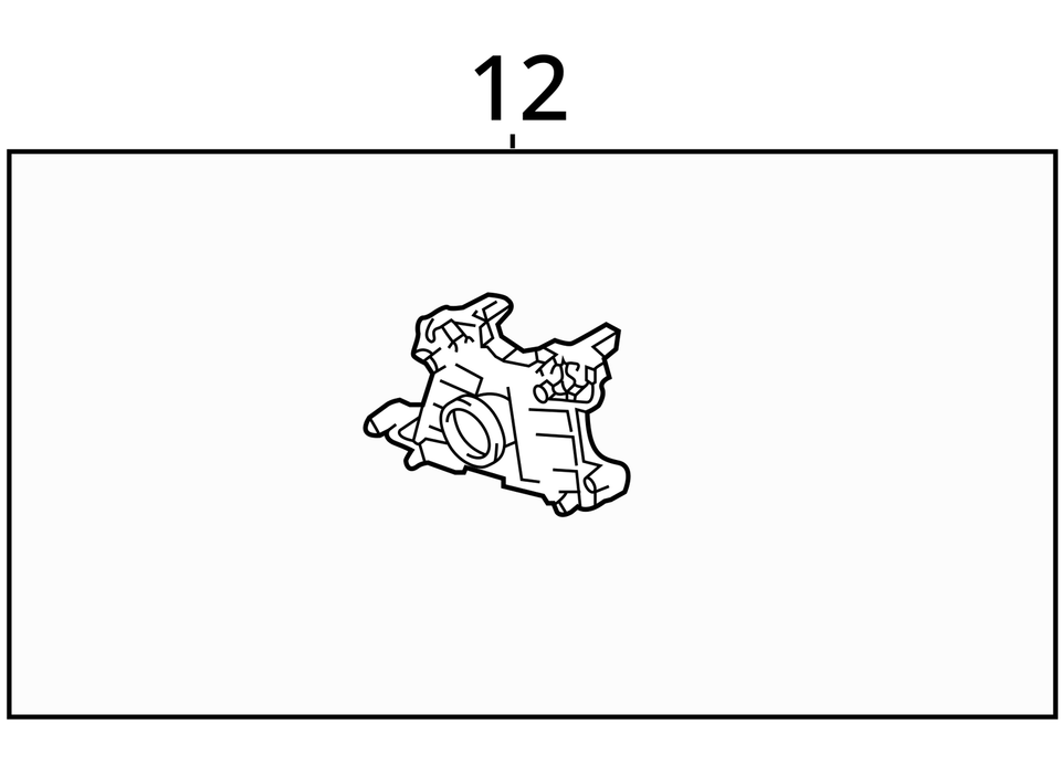 2000-2002 Toyota Tundra Steering Column Turn Signal Wiper Arm Mount ...