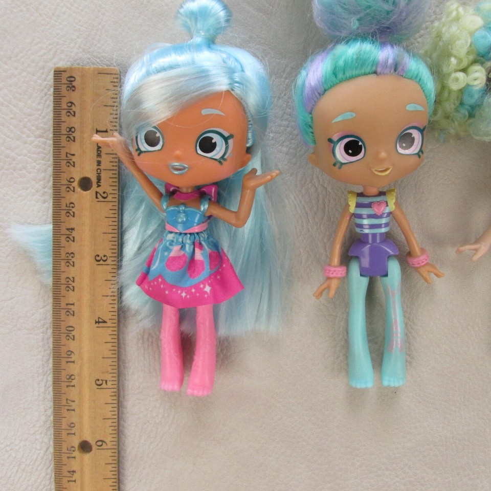 Lot of 3 Shopkin Lil Shoppies Dolls Jascenta Popette Macy Macaron | eBay