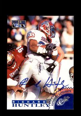1996 Classic Pro Line Richard Huntley Autograph | eBay