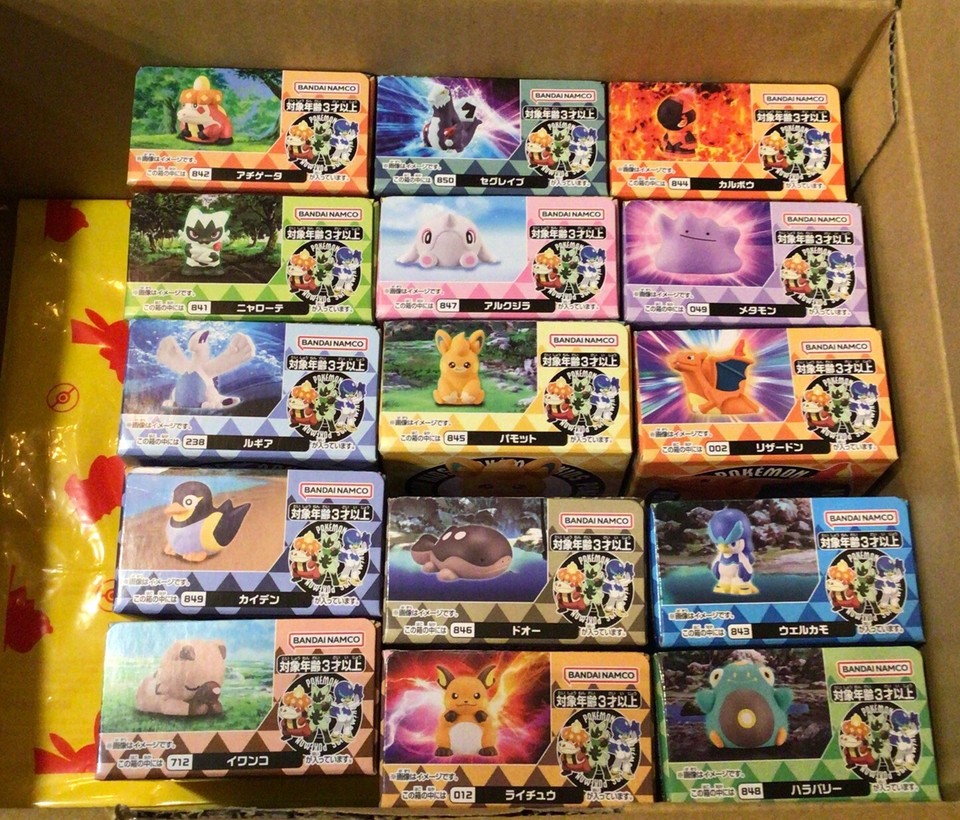 Pokémon kids Adventures in Paldea Factory Sealed Box soft vinyl Figures ...