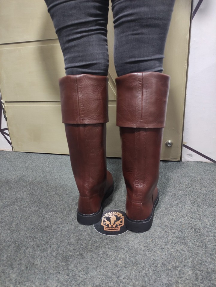 Revolutionary War Colonial Riding Leather Boot With Rubber Sole, Riding ...