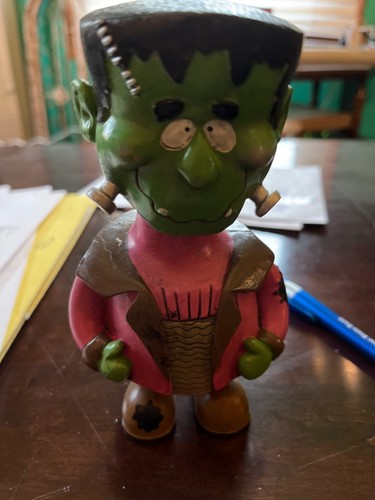 Halloween 6”Heavy Frankenstein Bobblehead Figure Home Décor Nodder ...