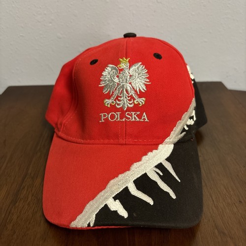 Polish Eagle Crest Baseball Cap Polska Embroidered Czapka Red White ...