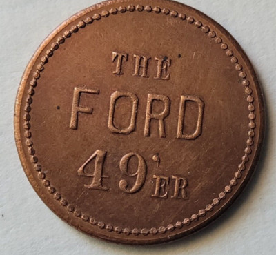Vintage 1949 Copper Ford Token, Stoddard-Wendle Motors, Spokane | eBay